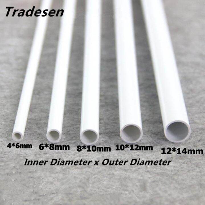 2Pcs 50cm O.D6mm 14mm White PVC Pipe Hi quality Water Supply Pipe ...