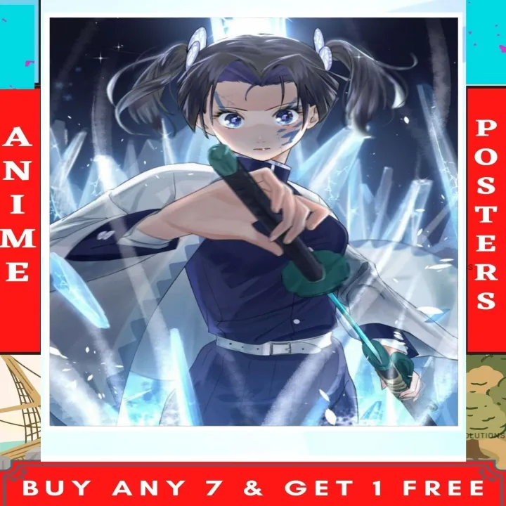 Demon Slayer Aoi : A4 Anime Poster - HD Prints | Normal, Sticker ...