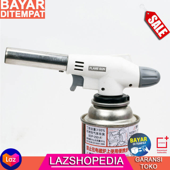 Firetric Portable Gas Torch Butane Flame Gun / alat dapur / alat pemantik / alat pemanggang ...