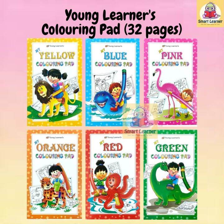 [SB] Young Learner's Colouring Pad Book (32 pages) | Lazada