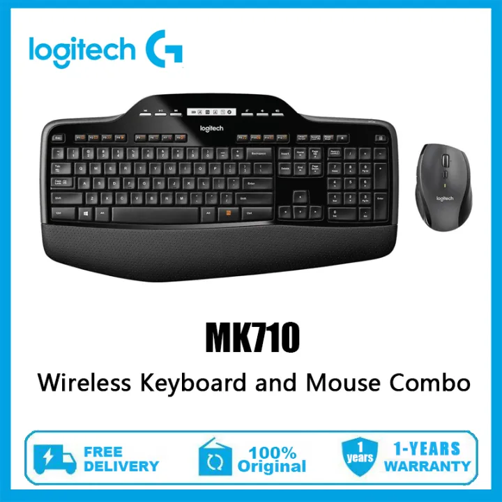 Logitech Mk710 Wireless Keyboard And Mouse Combo For Windows 2 4ghz