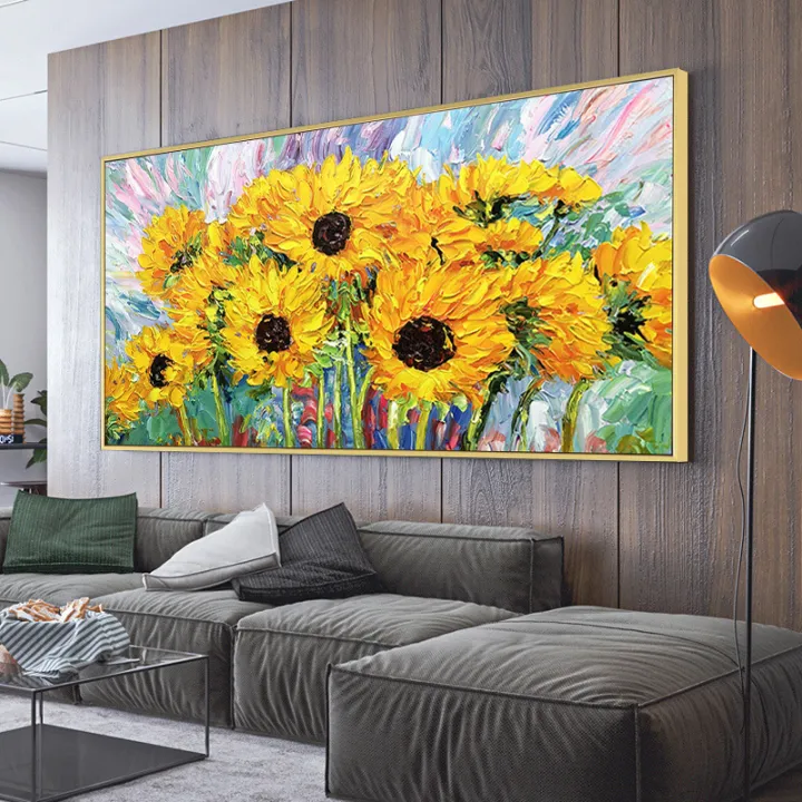 Diamond Painting Living Room New Full Diamond Sunflower Diamond ...