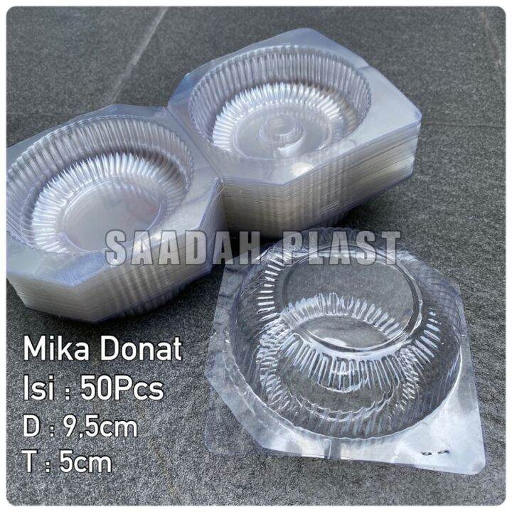 Mika Donat Bulat / Tray Donut Isi 50Pcs / Roti Kue - Mika Donat ...
