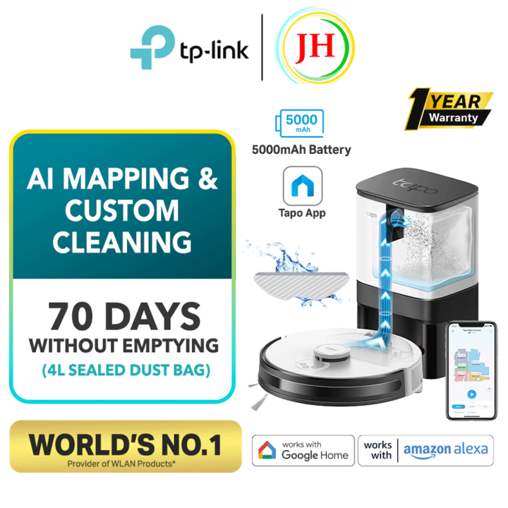 TP-Link Robot Vacuum Cleaner Tapo RV30 Plus & RV30 LiDAR Navigation ...