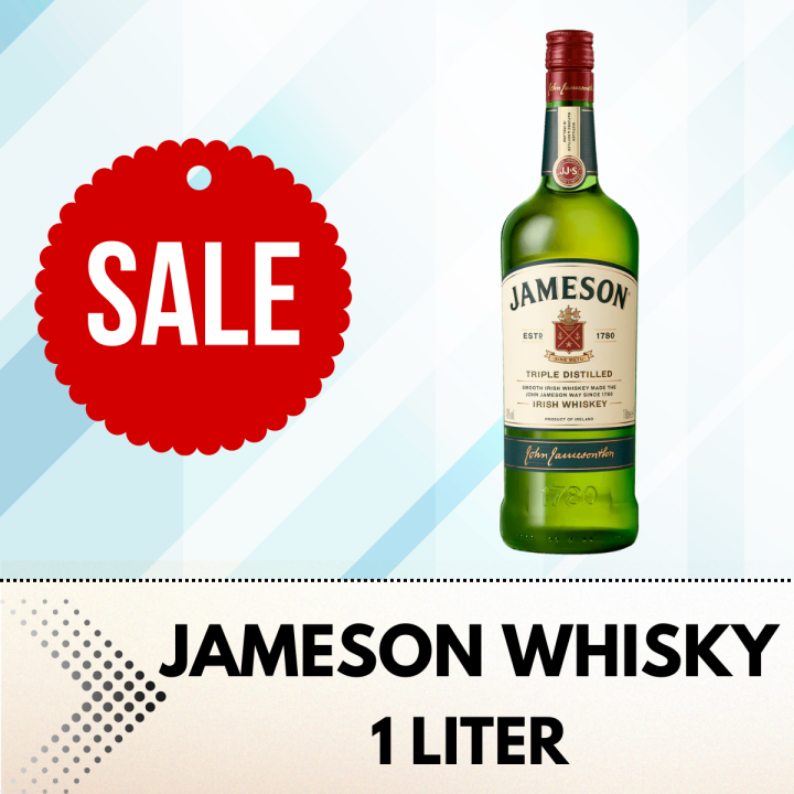 Jameson Irish Whiskey 700ml / 1 LITER / 1.75 LITERS - PRICE OFF ...