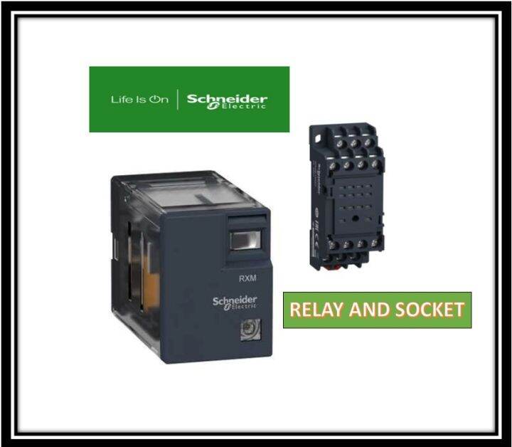 SCHNEIDER 14PIN #RXM4LB2BD RXM4LB2P7 RXM4LB2B7 RXZE1M4C RELAY AND SOCKET | Lazada