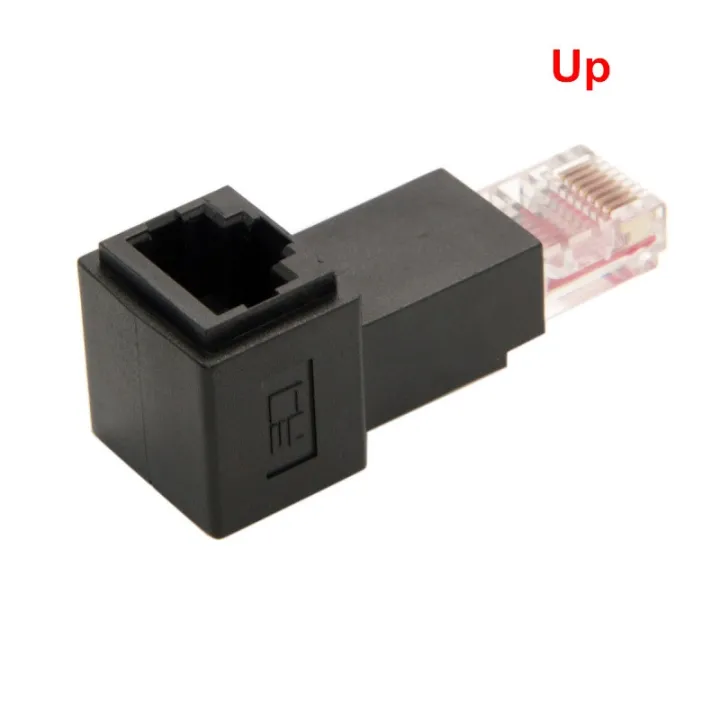 Multi angle RJ45 Up Down Right Left Angled 8P8C FTP STP UTP Cat 5e Male ...