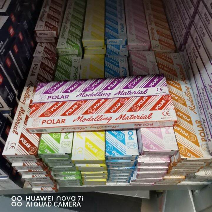 [LS] Polar Modelling Material Clay Non Toxic Colourful For School / Tanah Liat Berwarna Warni ...