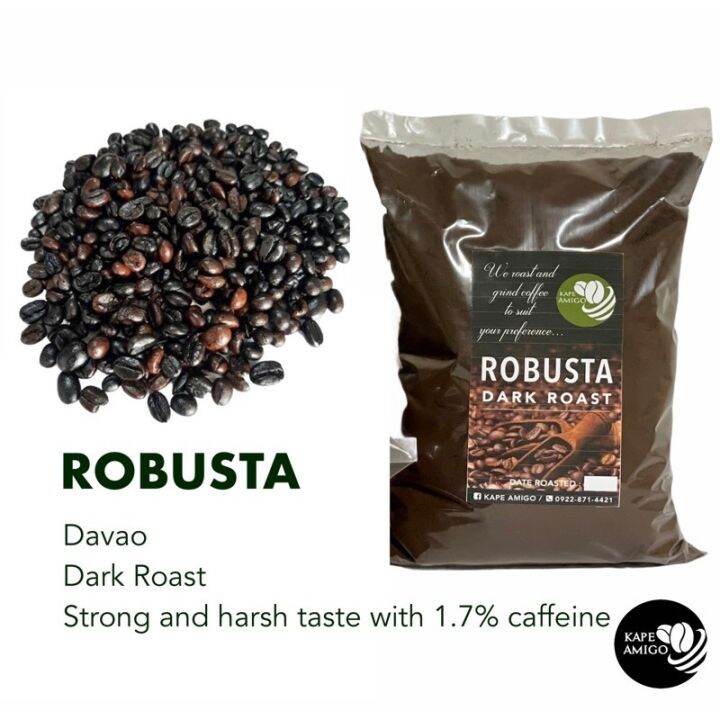 Robusta Coffee Beans or Ground by Kape Amigo | Lazada PH