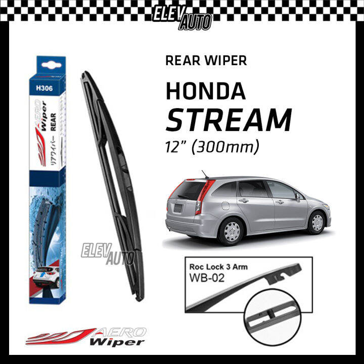 Honda Stream AERO Rear Windscreen Wiper 12" (300mm) H058 | Lazada
