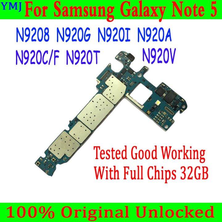 Full Tested 32GB For Samsung Galaxy Note 5 N9208 N920V Motherboard 100 ...