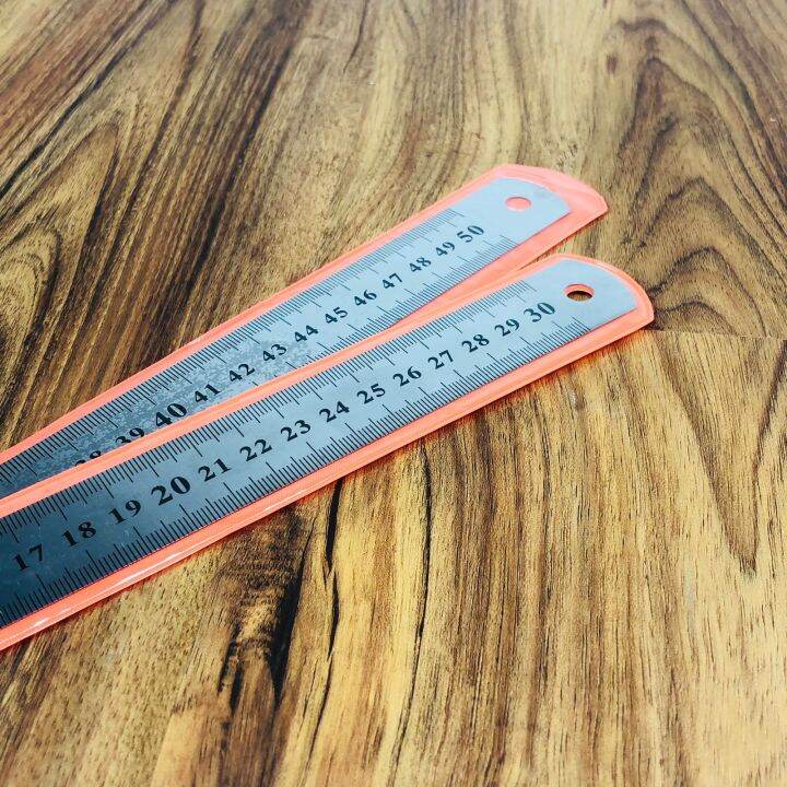 Penggaris Besi / Mistar Besi / Stainless Ruller 30 CM - 50 CM | Lazada ...