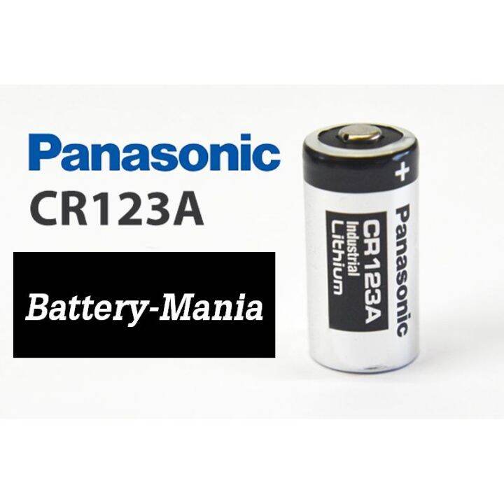 Panasonic CR123A 3V Industrial Lithium Battery batterymania | Lazada.co.th