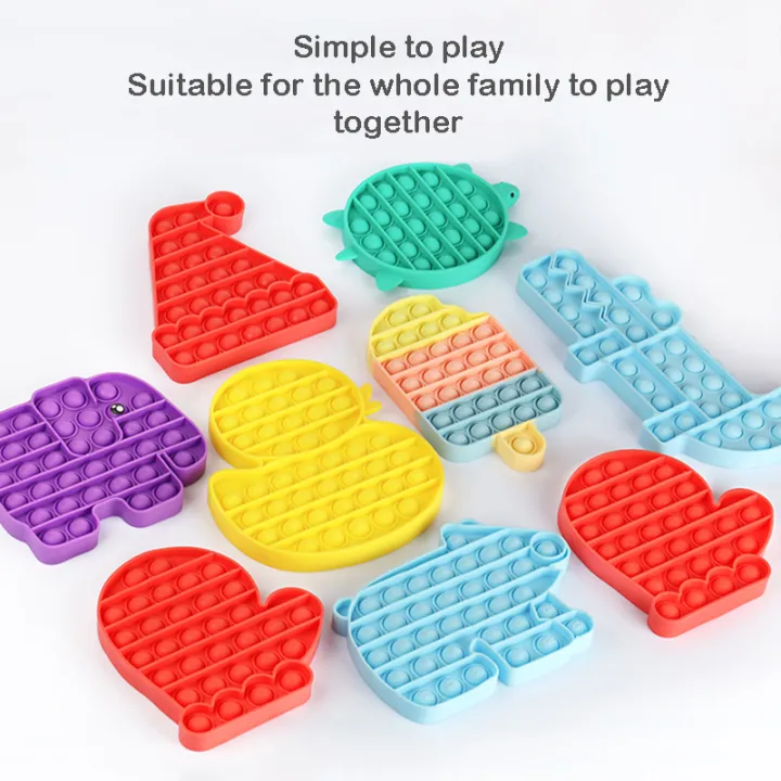 IVY Push Popit Silicone Fidget Toy For stress and anxiety relief ...