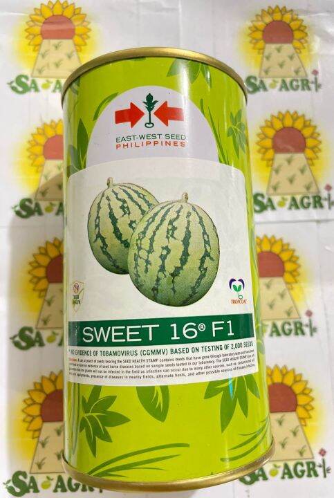 Sweet 16 F1 Hybrid Watermelon (100 gram) by East West Seeds | Lazada PH