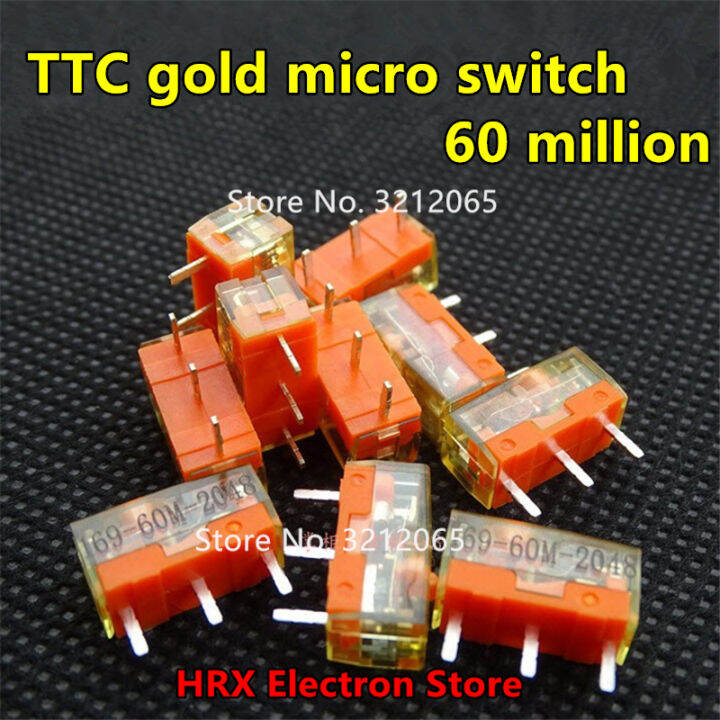 10PCS New pattern Original TTC dustproof gold series mouse micro switch ...