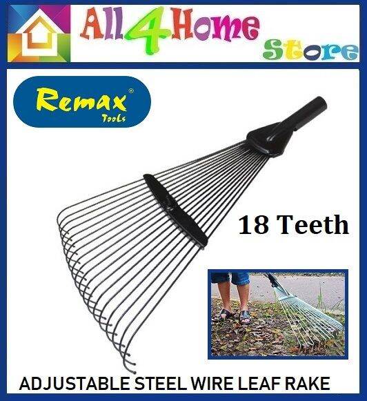 18 Teeth Adjustable Steel Wire Leaf Rake Head Only | Lazada