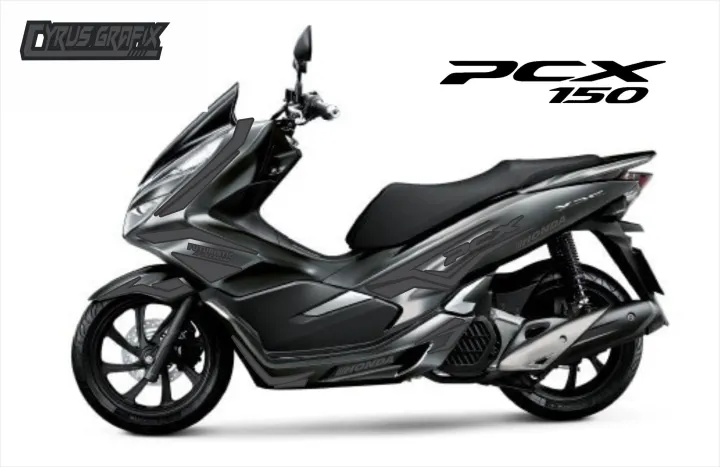 PCX 150 GLOSSY STOCK DECALS SET | Lazada PH