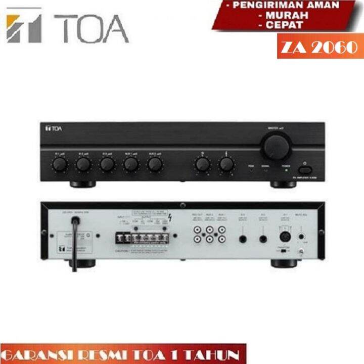 Ampli / Mixer Power Amplifier TOA ZA 2060 | Lazada Indonesia