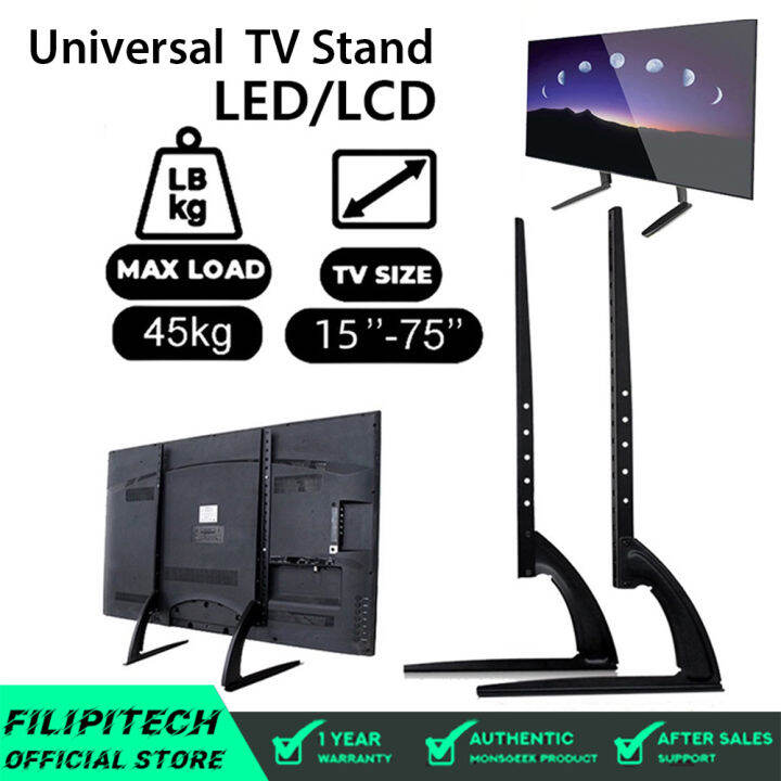 TV Stand 26-75 LCD TV Screen Stand Base Stand Adjustable Display Stand Can Load Up To 45KG TV ...