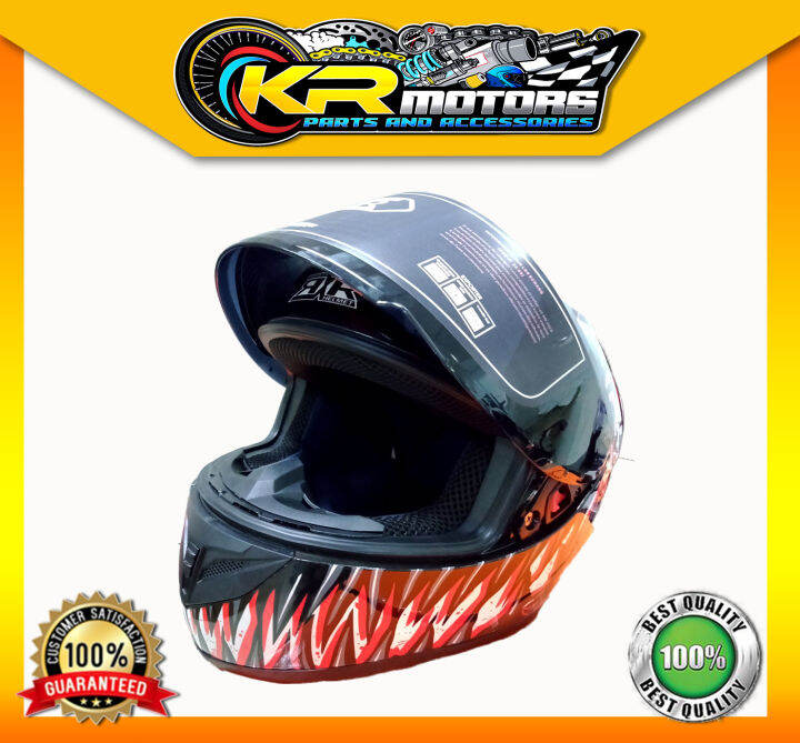 RXR Helmet Full Face with BPS Sticker for Riding Gear Protection 691A ...