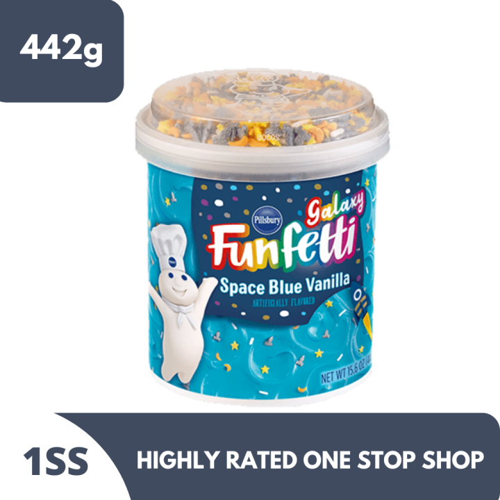 Pillsbury Funfetti Galaxy Space Blue Vanilla Frosting 442g | Lazada PH