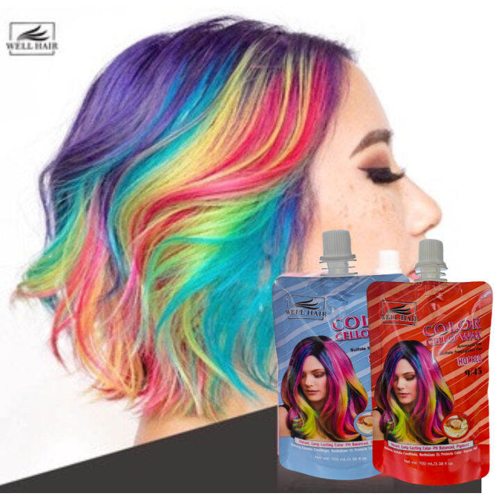 Well Hair Color Hair Cello Wax Ammonia Free, Color Repair Treatment ...