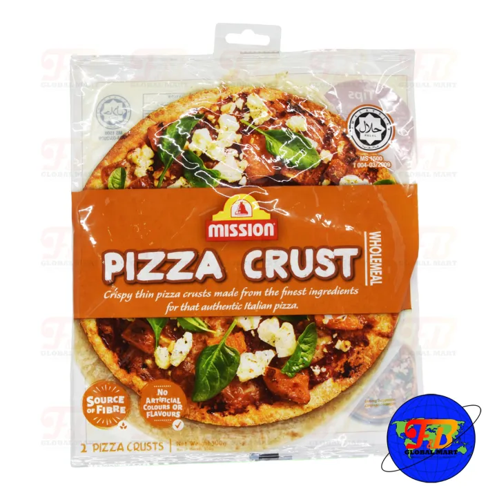 Mission 2 Thin Pizza Crusts Wholemeal 300g | Lazada PH