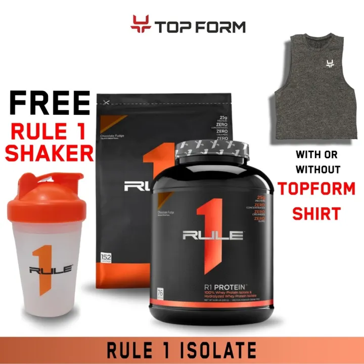Rule 1 Whey Protein Isolate R1 Whey Protein Powder Isolate 2.5lbs 5lbs ...