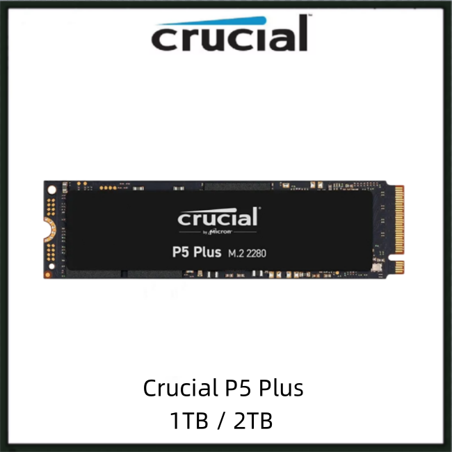 Crucial P5 Plus 1TB 2TB PCIe Gen4 M.2 SSD NVMe (PCIe Gen 4) High Performance | Lazada.co.th