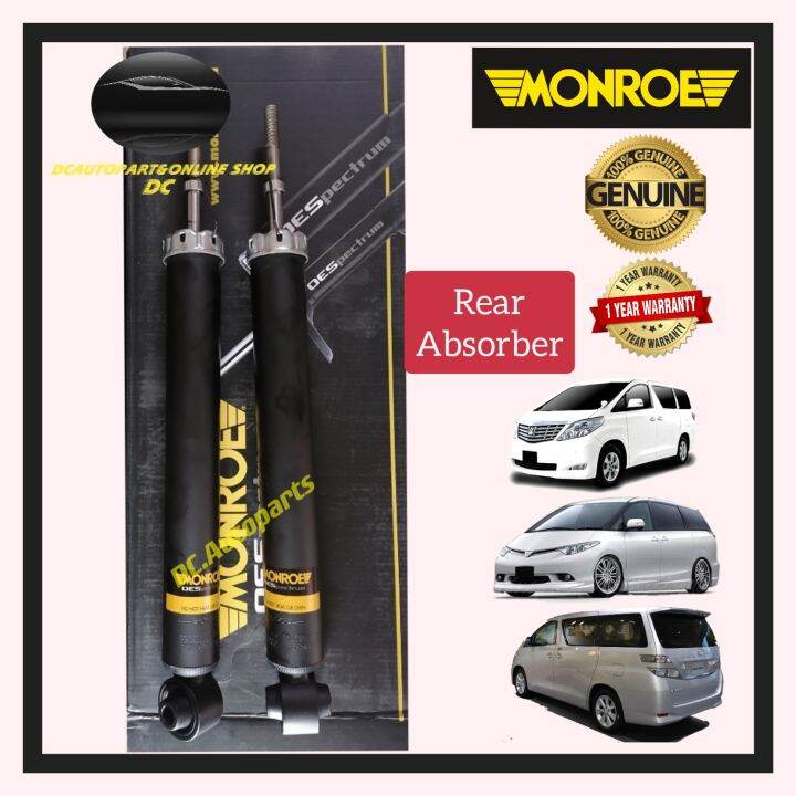 MONROE OESPECTRUM TOYOTA ESTIMA ACR50 VELLFIRE ALPHARD ANH20 REAR ...