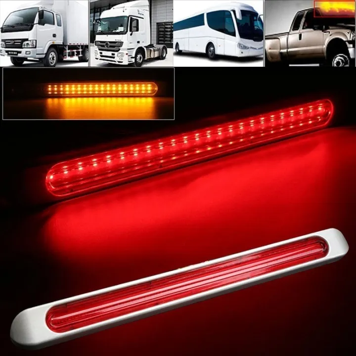 72 LED Trailer Truck Rear Tail Light Stop Brake Lamp Flowing Turn ...
