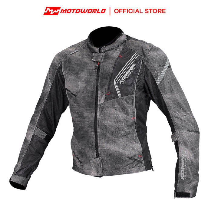 KOMINE Men's Motorcycle Full Mesh Riding Jacket JK-128 Protect Full Mesh | Lazada PH