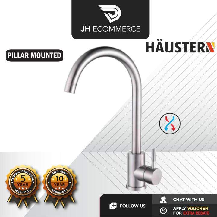 Haustern Pillar Mounted Kitchen Mixer | HT-STIQ-551/UP-SS | HT-STIQ ...