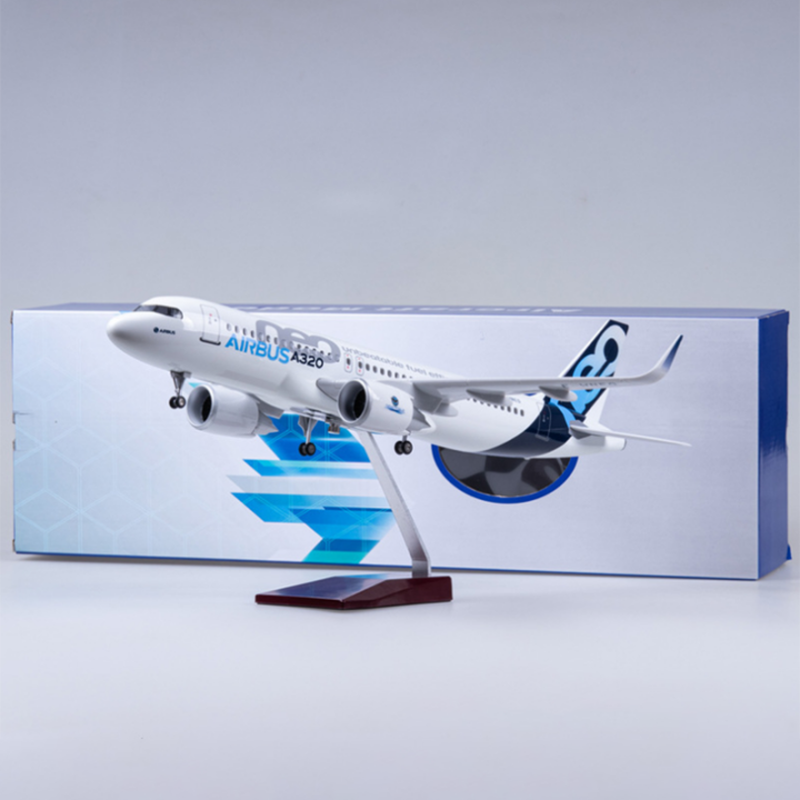 47CM 1/80 Airplane 320NEO A320 NEO Air Airlines Model Toy Light & Wheel ...
