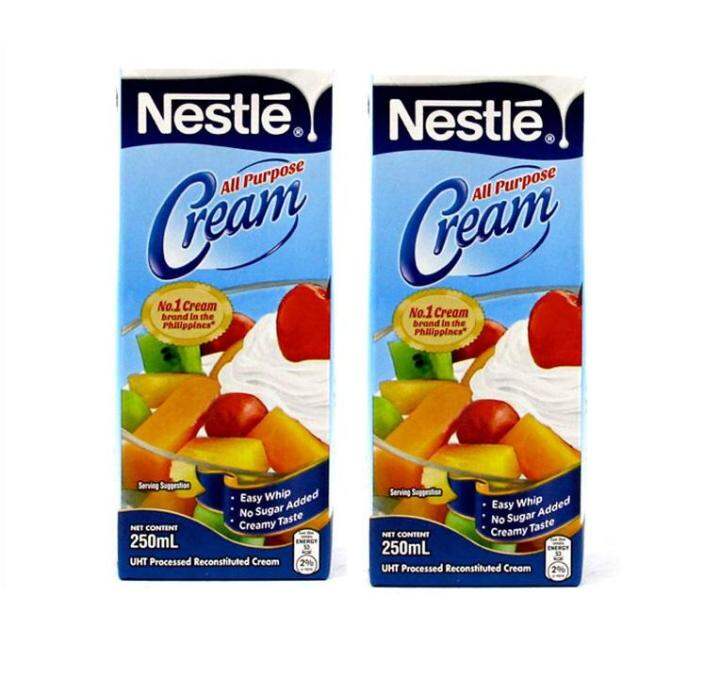 Nestle All Purpose Cream (250ml x 2 packs) | Lazada PH