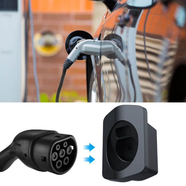 EV Charger Type 2 Bracket Electric Car Charger Wallbox Holder Connector ...