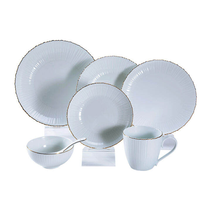 Ailien said that the multi-sample house dishes set household tableware ...