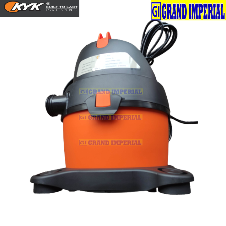 KYK Vacuum Cleaner Wet and Dry 600 Watts 4 Liters KVAC100 Grand Imperial Industrial Tools ...