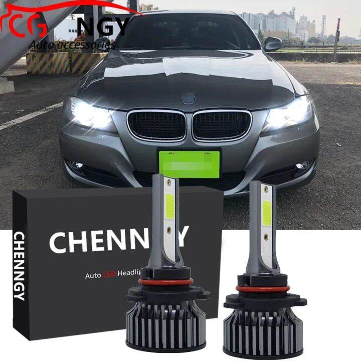 For BMW 3 Series E90 (year 2005 - 2012) Front LED Headlight Bulbs 6000K ...