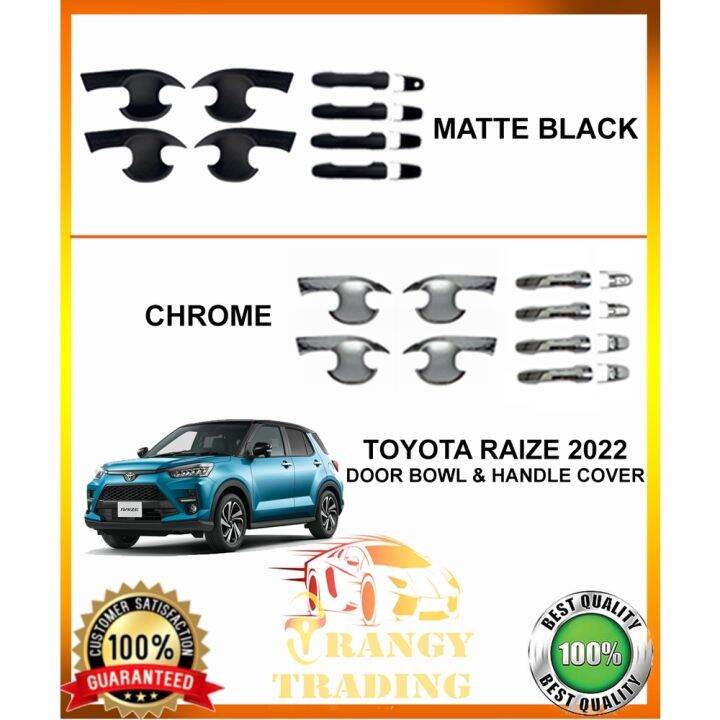 Toyota Raize 2022 to 2023 Door Bowl Cover OR Door Handle Cover MATTE ...