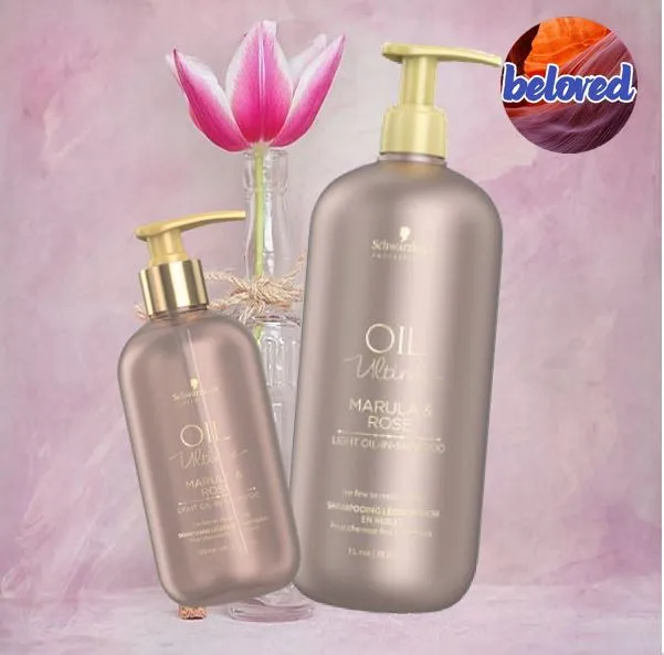 Schwarzkopf Oil Ultime Marula & Rose Light Oil-In-Shampoo 300/1000 ml ...