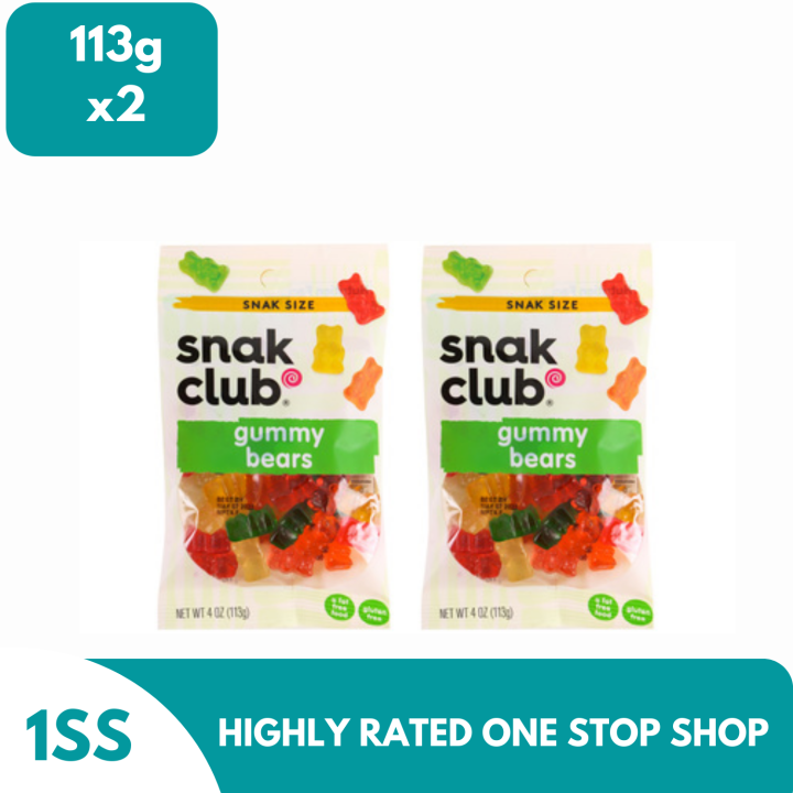 Snak Club Gummy Bears 113g set of 2 | Lazada PH