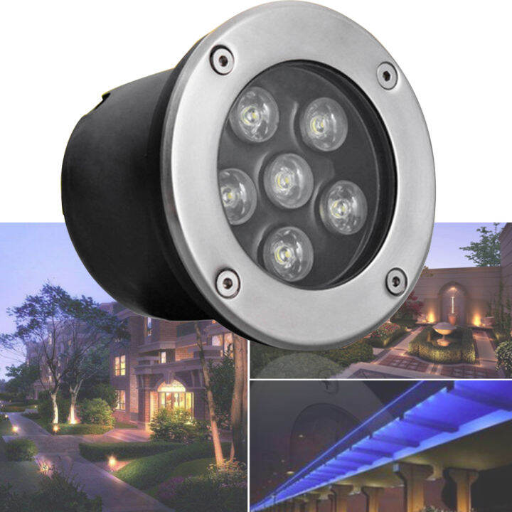 5W Round High Power Embedded Type Bright Underground Light Landscape ...