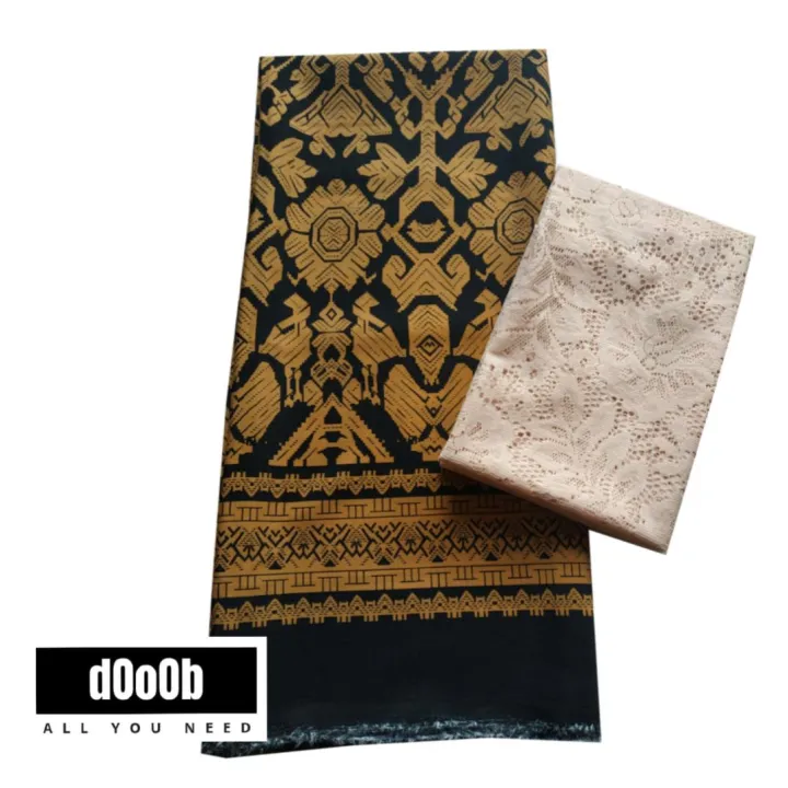 setelan kain satin bali dan brokat songket endek batik printing bima ...