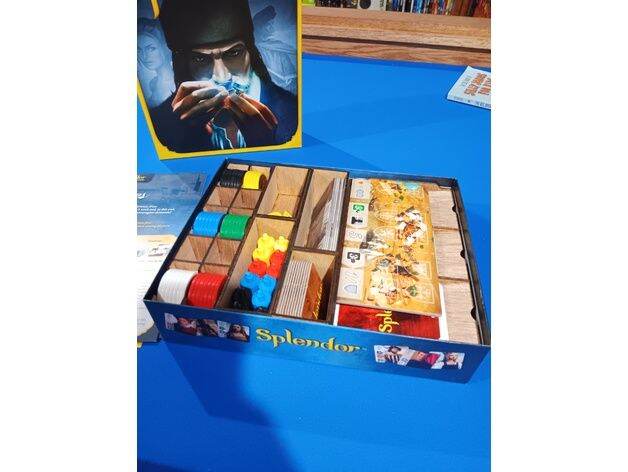 [Laser-cut] Splendor Boardgame Organizer - Box insert only | Lazada PH