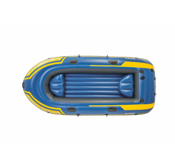 INTEX 68370 Challenger 3 Boat Set Inflatable Boat Fishing Boat PVC ...