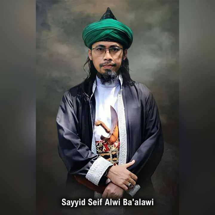 POSTER SAYYID SEIF ALWI BAHAN LUSTER CETAK UV ANTI GORES, ANTI PUDAR ...