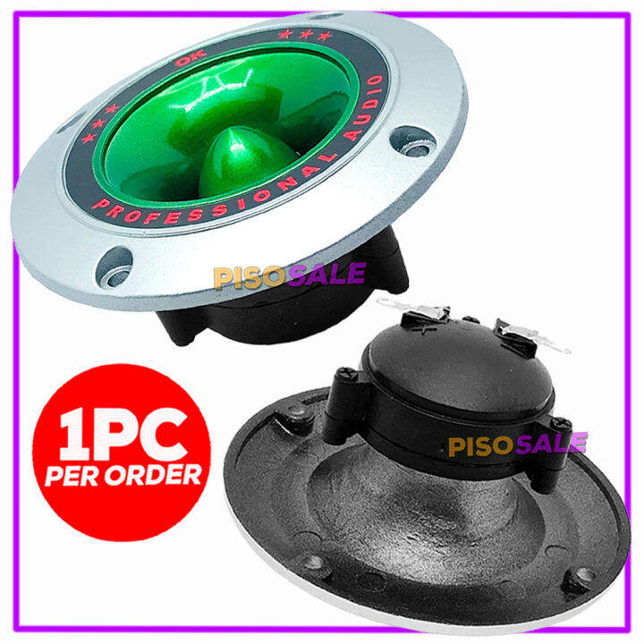 700W Round Piezo Bullet Tweeter GREEN Heavy Duty | Lazada PH