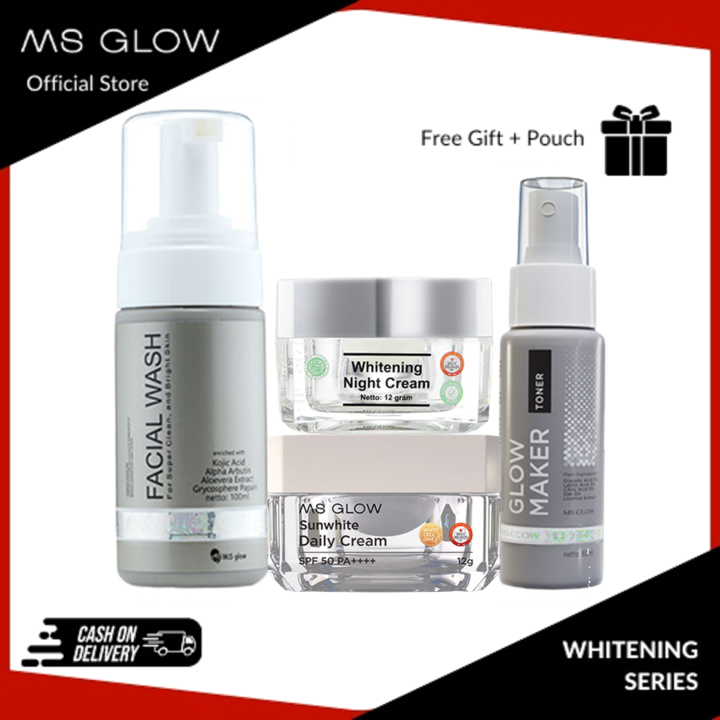 Paket Whitening MS Glow Skincare Official - MS Glow Original Best Seller [ 4 item ] | Lazada ...